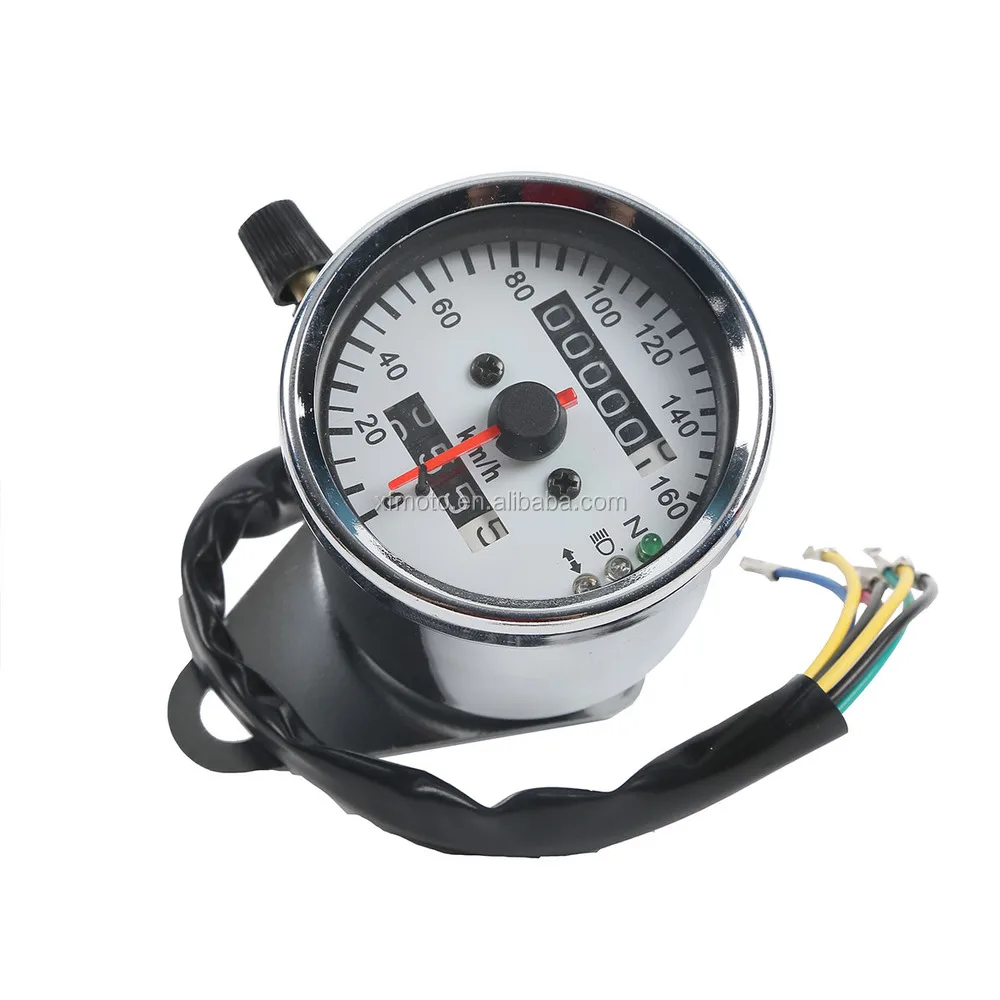 Signal Light Led Backlight Dual Odometer Speedometer For Universal ...