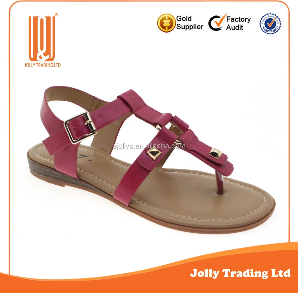 New Style Fancy Sandals Fashion Glitter Ladies Flat School Girls Sandal ...