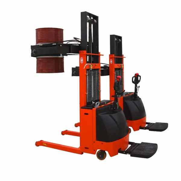 Heavy Duty Battery Charge Electric Roll Bobbin Lifter Rotator Forklift ...