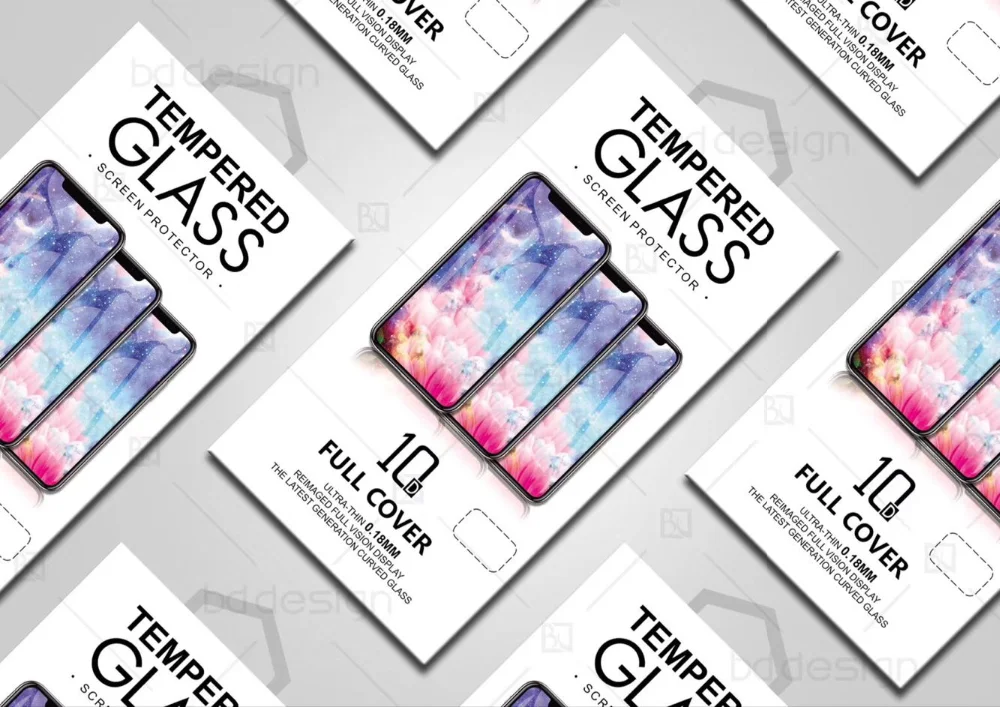 8d Mirror Tempered Glass For Iphone Xs Max Full Glue Mirror Screen ...