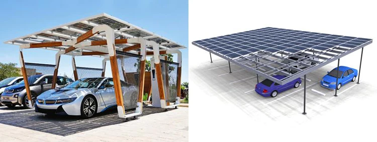 Full Installation Solar Panels Solar Car Park Mounting Structure System ...