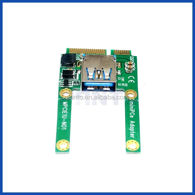 Panto Mini Pcie Pci Express To Usb 2.0 Converter Card Laptop Built In ...