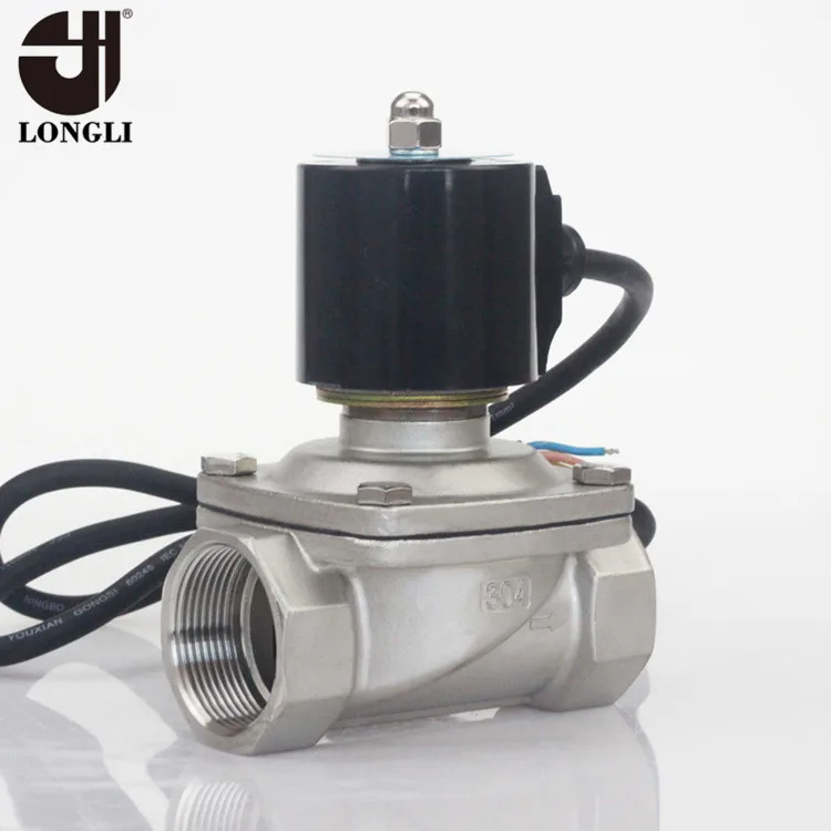 2w400-40b 1.5 Inch Hydraulic Water Solenoid Two Way Magnet Water Proof ...