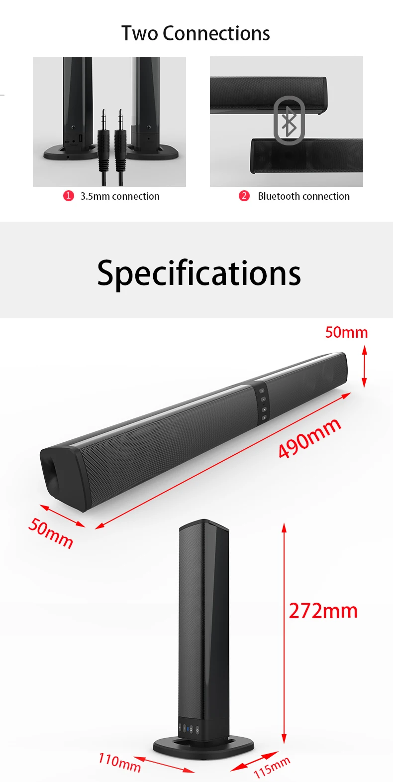 3d Separable Surround Sound Box Bluetooth 19 Inch Wired And Wireless 2. ...