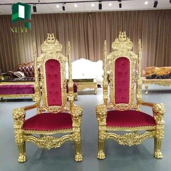 2016 Modern Castle Use High Back Baroque Queen Throne King Chair - Buy ...