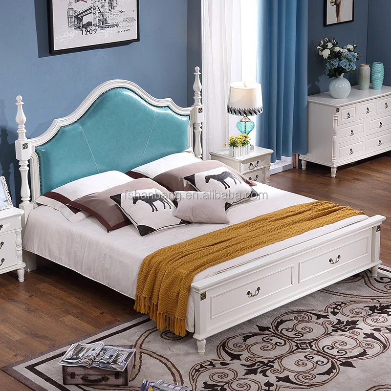 Modern Design Wooden Furniture American Style White King or Queen Size Bedroome Set Alibaba