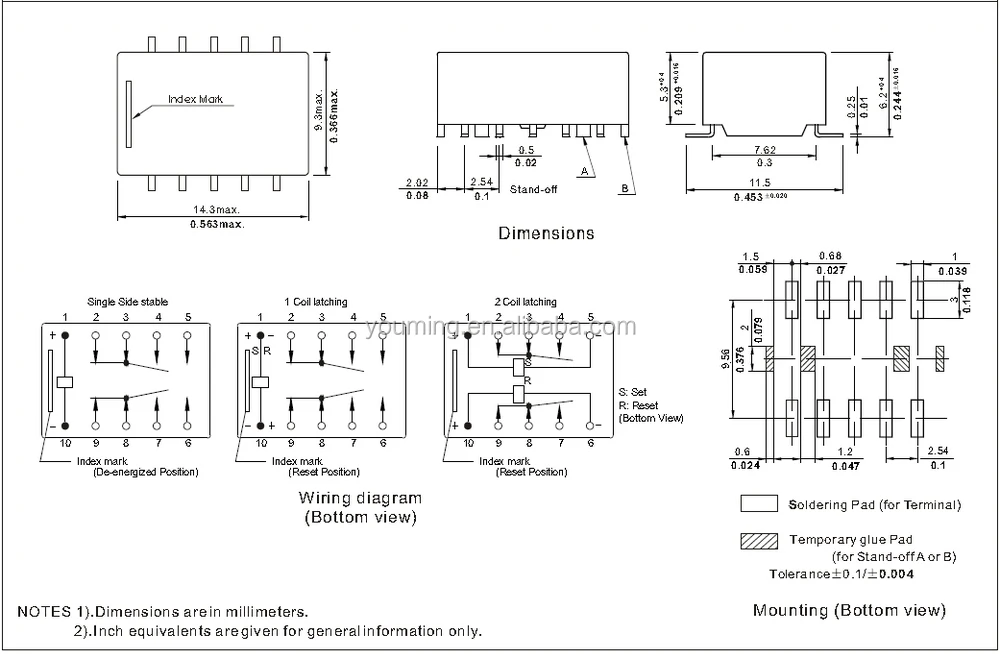 Ps Smd Latching Relay/ Smt Relay/ Smd Relay - Buy Relay,Smd Relay,Ps ...