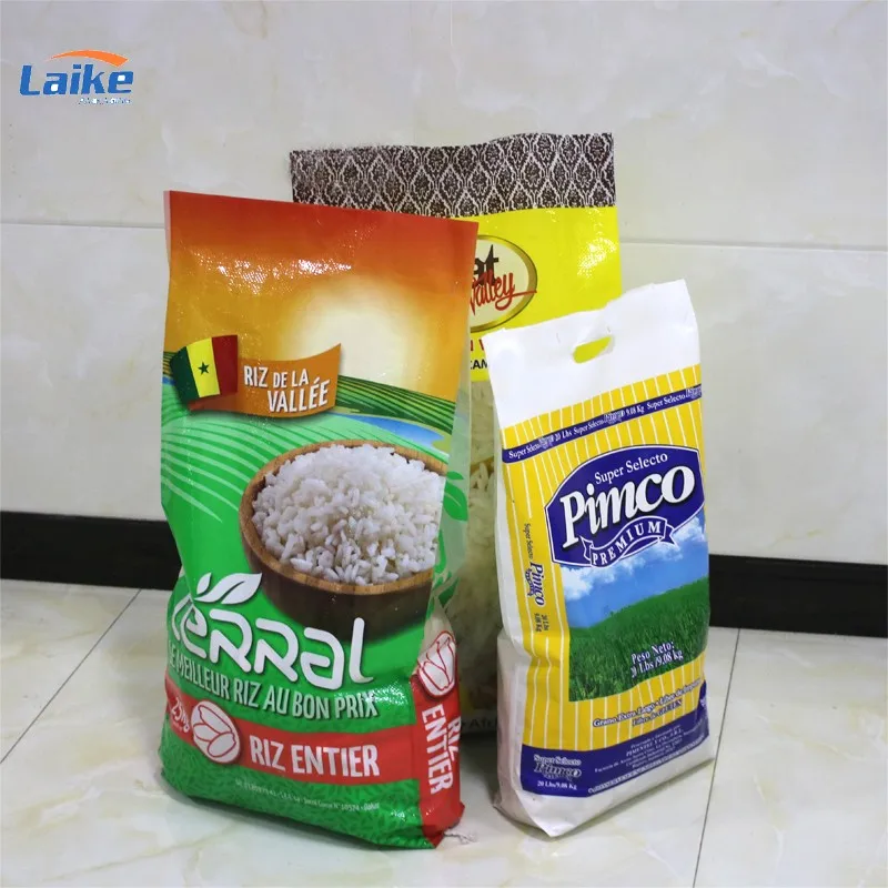 Impression Personnalisée Sac D'emballage De Riz 50 Kg 25 Kg Avec Logo ...