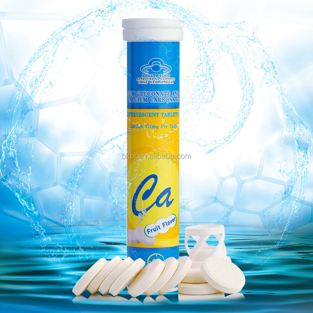 Effervescent Drink Calcium Fizz Tablet Energy And Calcium Supplement ...