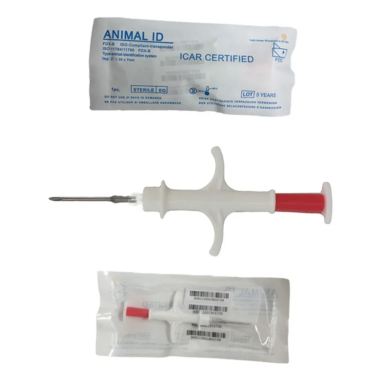 1.25*7 Mm RFID Animal Microchip Transponder Injector