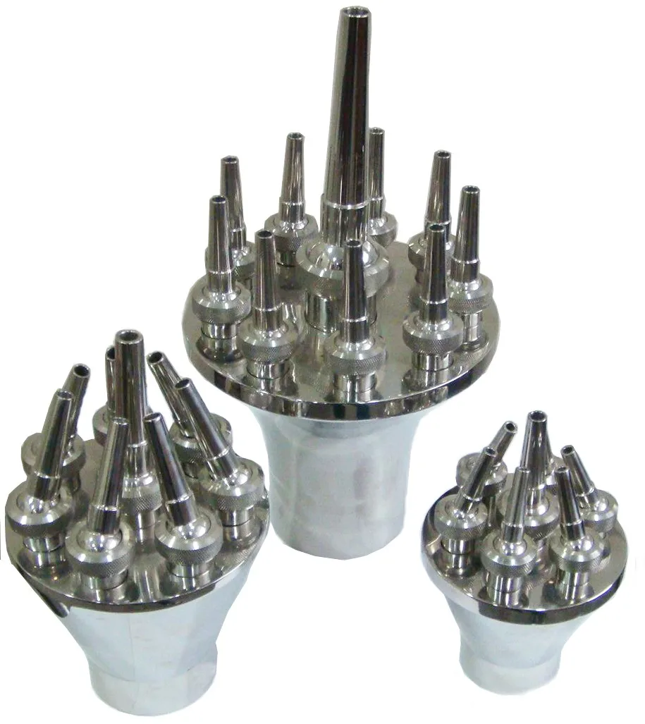 Stainless Steel Fountain Nozzles - Diverse Sizes & Styles