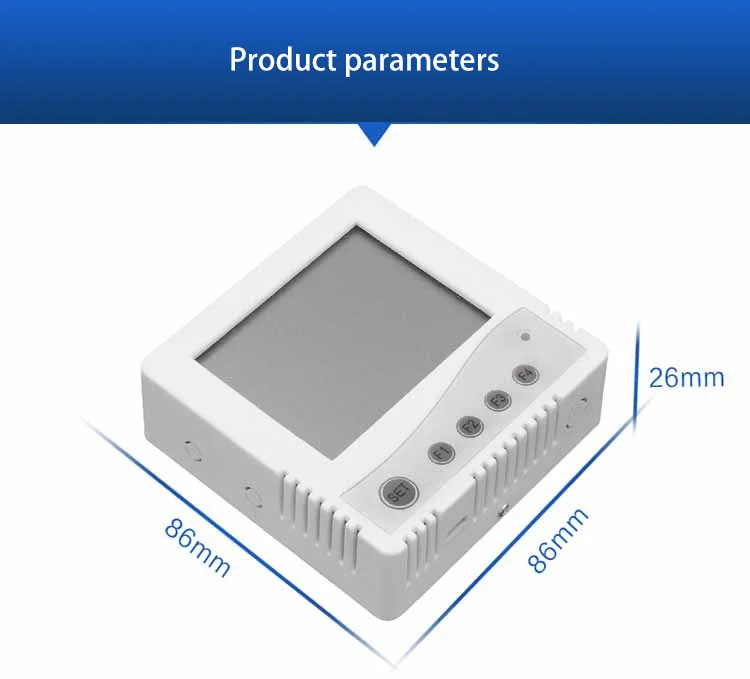 Modbus Rs485 4-20ma 0-10v Output Lcd Screen Display Digital Temperature And Humidity Sensor For ...