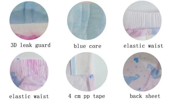 High Absorption Super Thick Pink Printed Adult Baby Diaper - Buy Adult ...