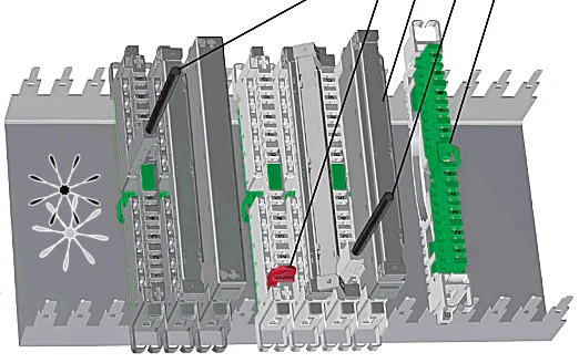 Lsa Krone 10 Pair Overvoltage Protection Magazine Protective Unit Surge ...