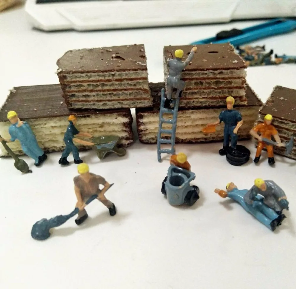 2018 Hot Sale 1:87 Ho Scale Railway Model Worker - Buy Foreign Workers ...