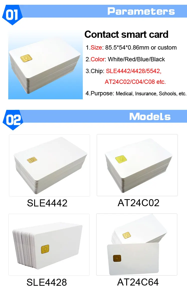 Nfc Contact Chip Business Card With At24c02/c04/c08 - Buy Nfc Card ...