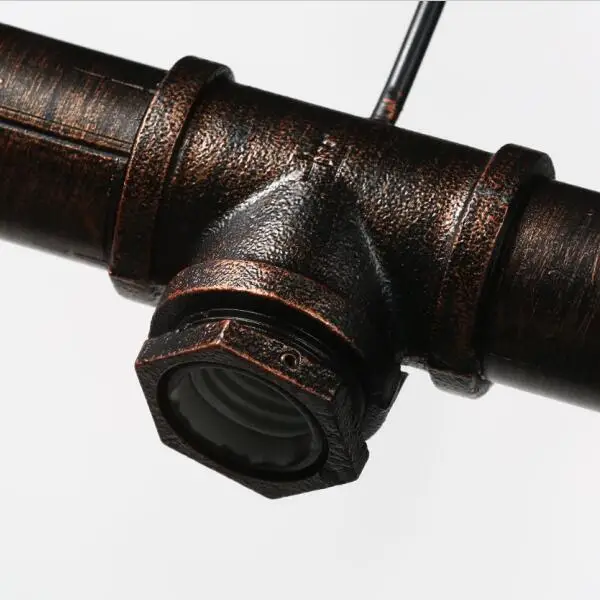 빈티지 물 파이프 램프 레트로 펜던트 라이트 E27 에디슨 전구 금속 파이프 샹들리에 Buy 물 파이프 펜던트 라이트파이프 샹들리에 에디슨 전구 필라멘트 샹들리에