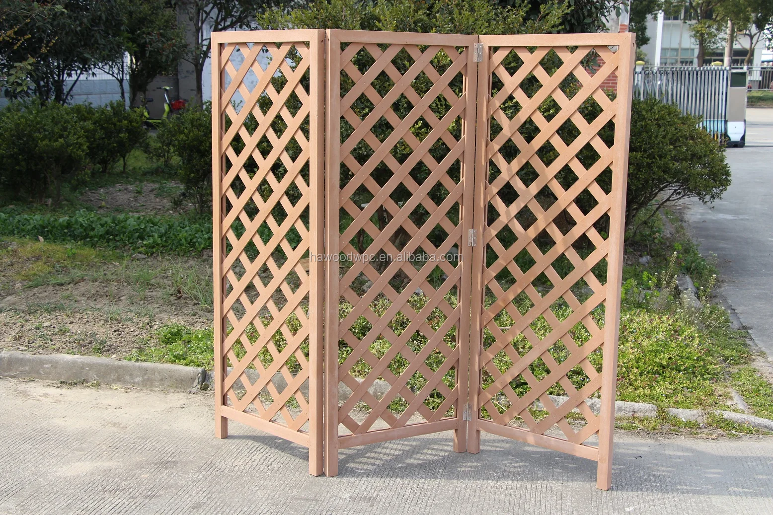 Wpc(pvc) Wood Plastic Composite Outdoor Decorative Screens For Garden ...