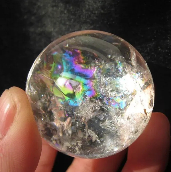 Flawless Natural Rainbow Crystal Ball Spheres,Rainbow Stone Spheres ...