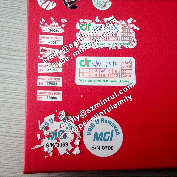Custom Security Tamper Evident Fragile Destructible Labels With Serial ...