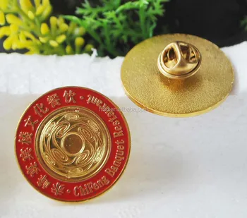 Custom Metal Round Gold Lapel Pin - Buy Gold Lapel Pin,Magnetic Lapel ...