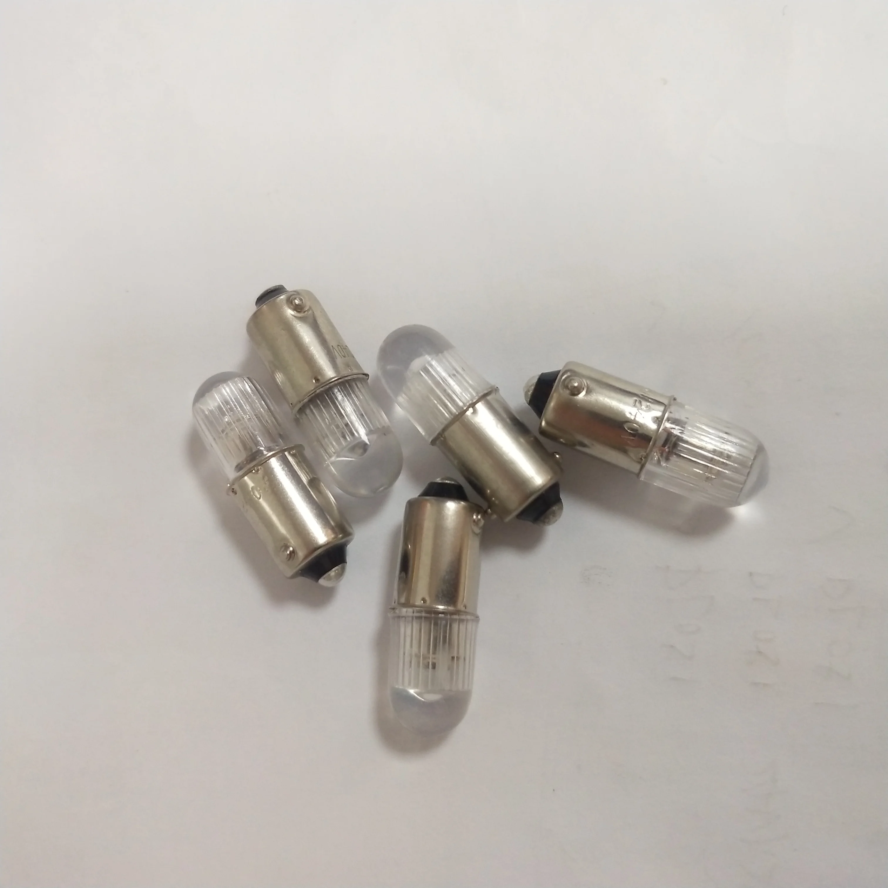 BA9S T10x28mm Orange Neon Switch Button Indicator Bulb