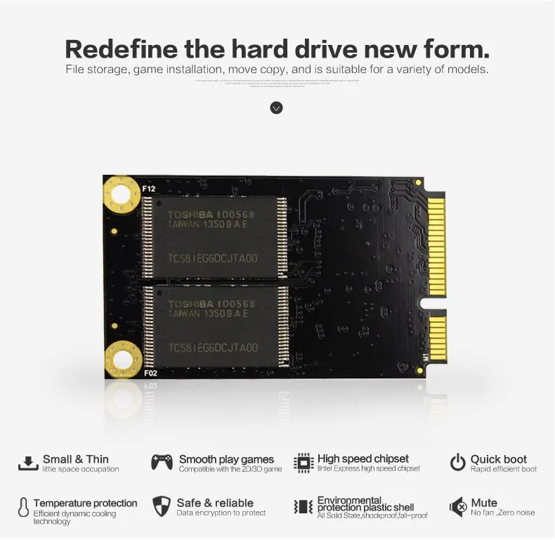 Msata 32gb Kingdian Solid State Drive Ssd Seagate Internal Hard ...