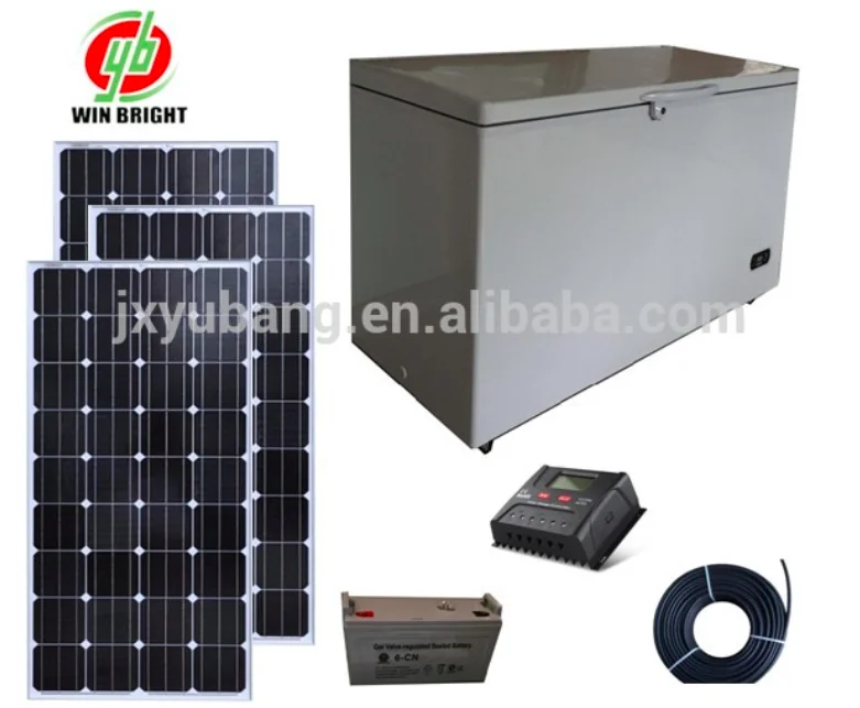 358l Solar Chest Deep Freezer Dc 12v Solar Freezer System Complete Kit ...