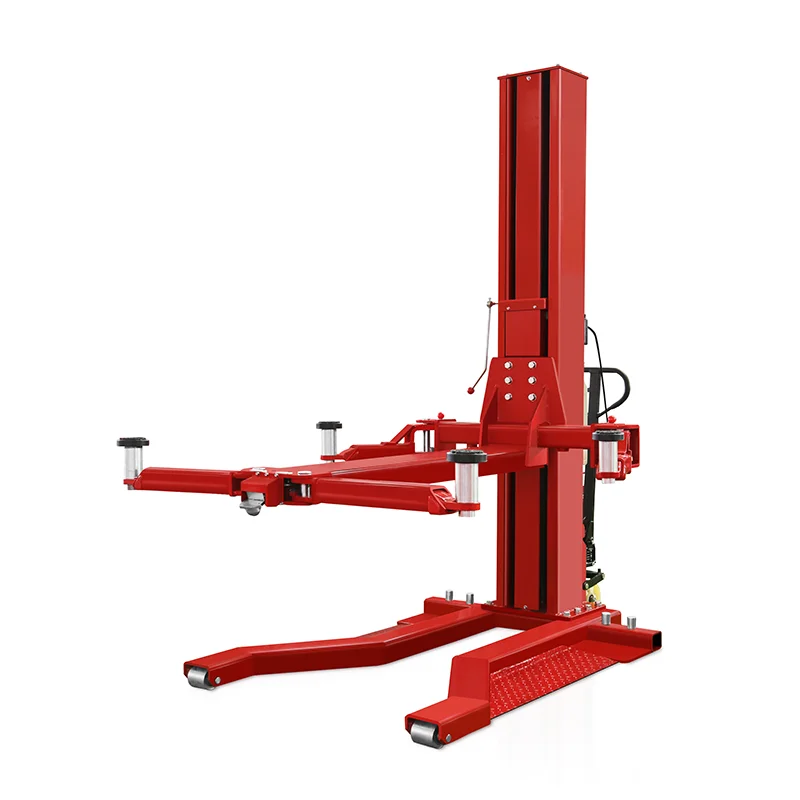 Dl-hd-m2.7 One Post Car Lift,2700kg Hydraulic Single Post Mobile Car ...