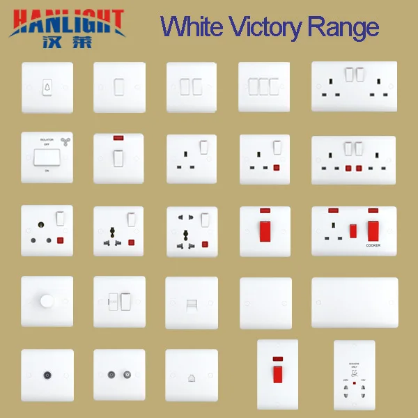 16a 1 Gang 5 Pin Switched Multi Function Socket With Neon - Buy 1 Gang ...