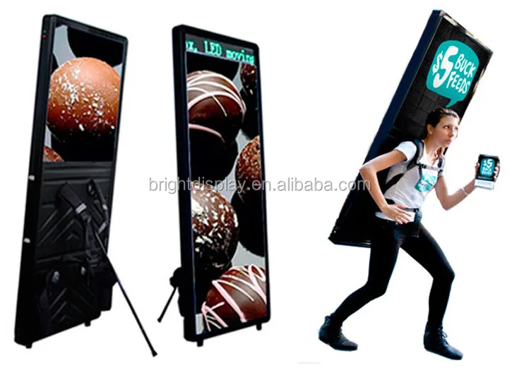 Led Backpack Walking Billboard With Battery For Outdoor - Buy Led ...