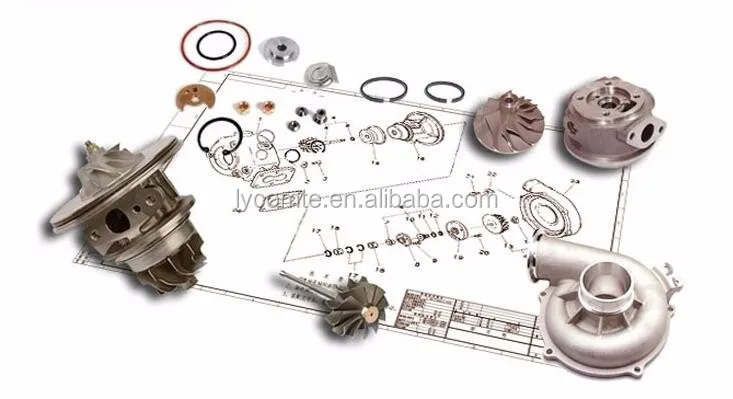 RHG8 Turbocharger Turbo Cartridge Char for Hino 700 Truck S1760-E0102 ...