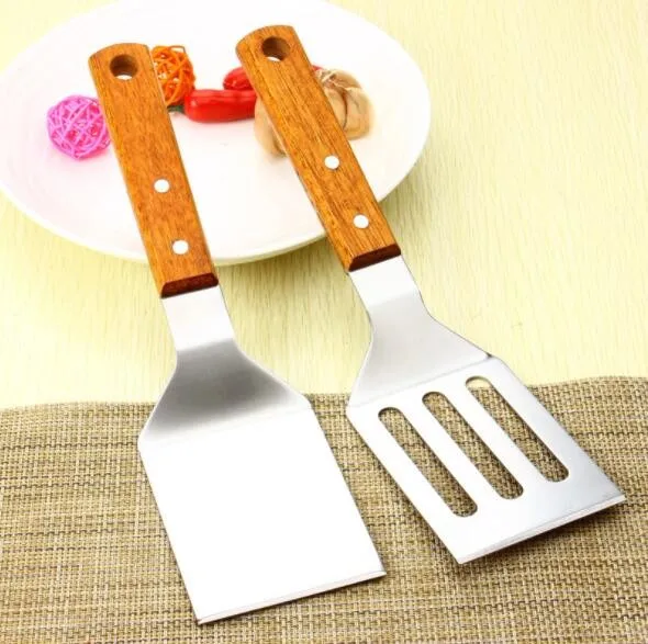 Set Of 2 Grilling Spatulas For Bbq Use Indoor Outdoor Stainless Steel ...