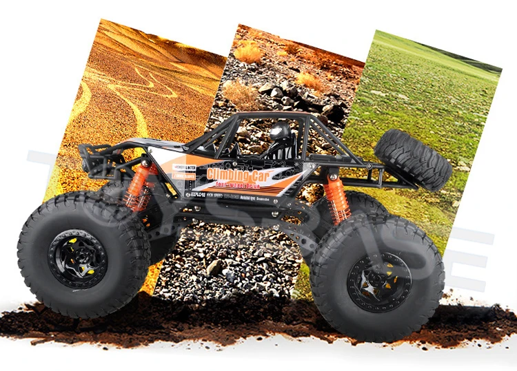 Rc Auto New Style 4 Channel Remote Control Toy 1/10 Rc Rock Climbing ...