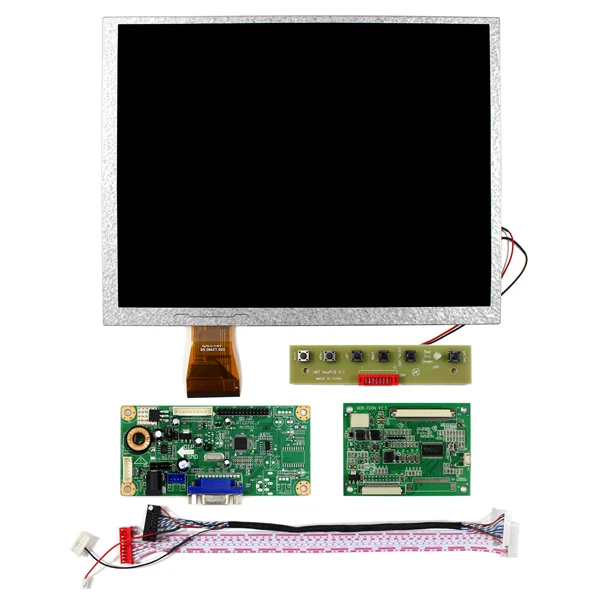 Vga Board With 10.4" 800x600 Ttl Lcd Panel A104sn03 Lvds To Ttl T-con ...
