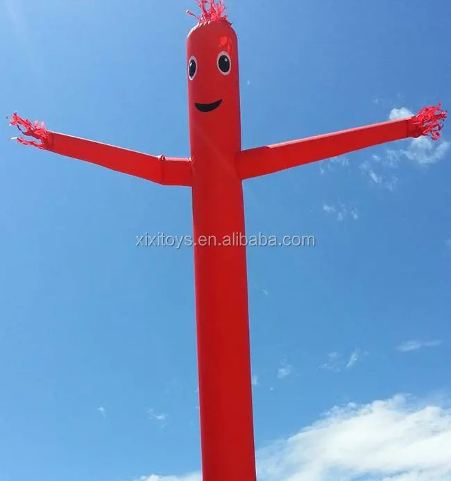 Custom Single Leg Inflatable Air Dancers For Advertising Event,Red ...