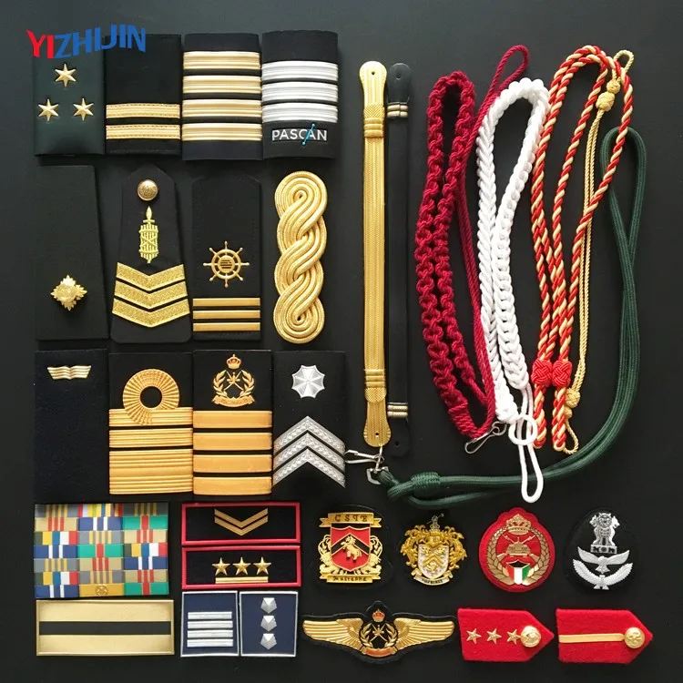 Custom Military Army Gold Uniform Ceremonial Aiguillette - Buy Shoulder ...