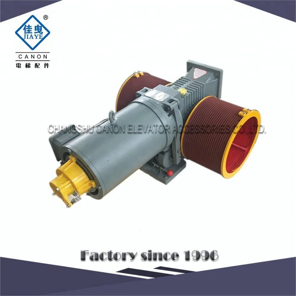 Roller Elevator Traction Machine Drum Type - 800kg Capacity, 24m ...