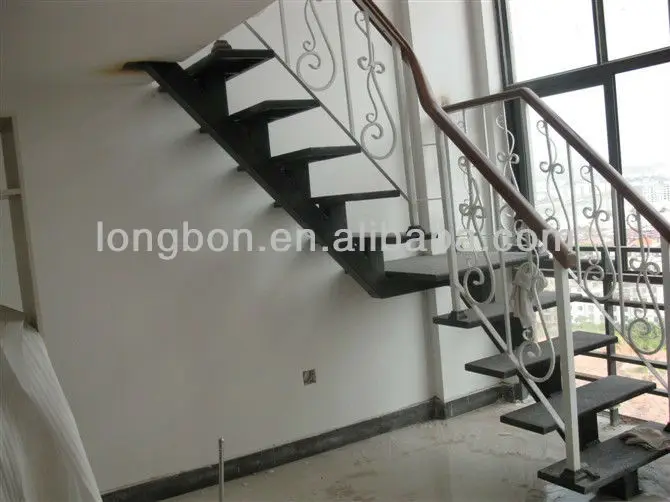 Classic Galvanized Metal Stair Handrail Frame - Durable & Stylish