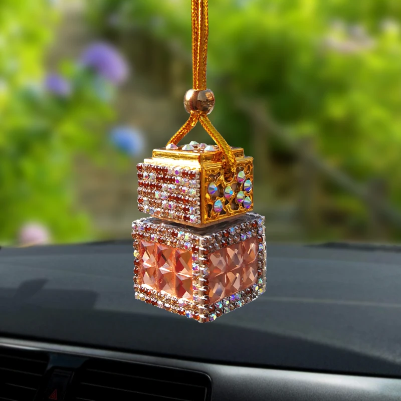 Car Hanging Decoration Items Glass Bottle 10ml Air Freshener For Car ...