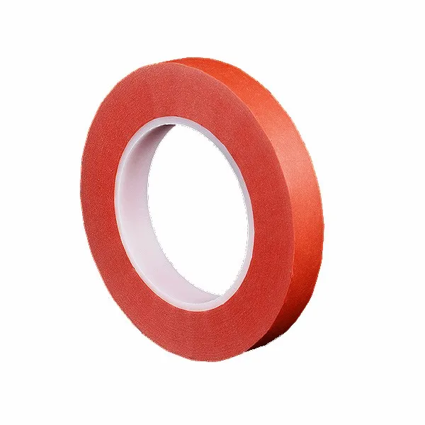Automotive Masking Tape Red Color Textured Crepe Paper Paint Masking ...