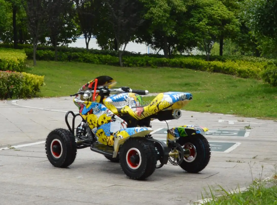 Cheap Mini Gas 49cc Two Stroke Kids ATV 4 Wheel Quad Bike