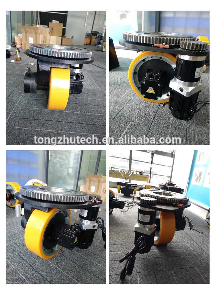 Tzbot Horizontal Driving Unit Agv Drive Wheel Steerable Traction Wheel ...