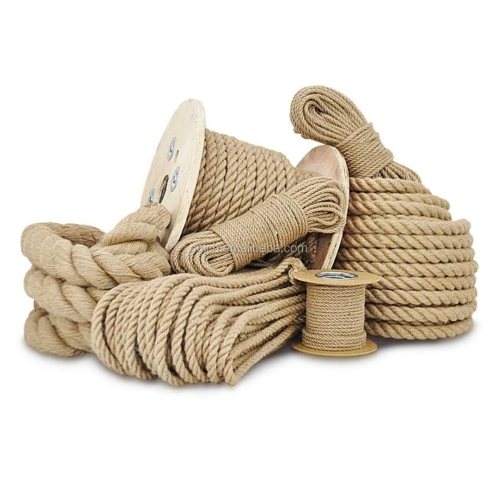 Jute Rope - 100% Recyclable, Versatile for Crafts & More