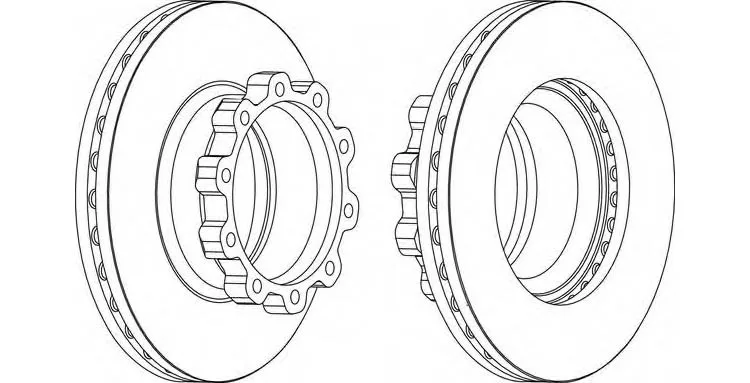 1402272 1386686 1852817 European Cv Brake Disc - Buy 1386686,1852817 ...