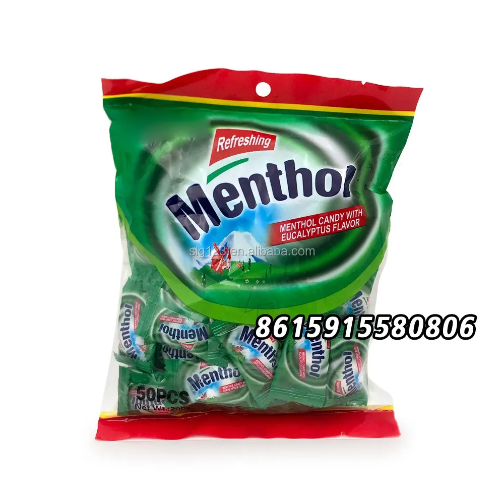 200g Bag Sweet Refreshing Eucalyptus Flavor Menthol Mint Hard Candy ...