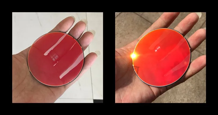 Photochromic Grey Lens Flash Mirror Red Sunglasses Lenses Exia ...