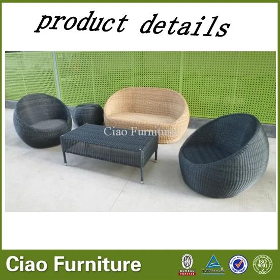 Oval Rattan Sofa Rattan Sofa Bed Leisure Outdoor Sofa - Buy Leisure ...