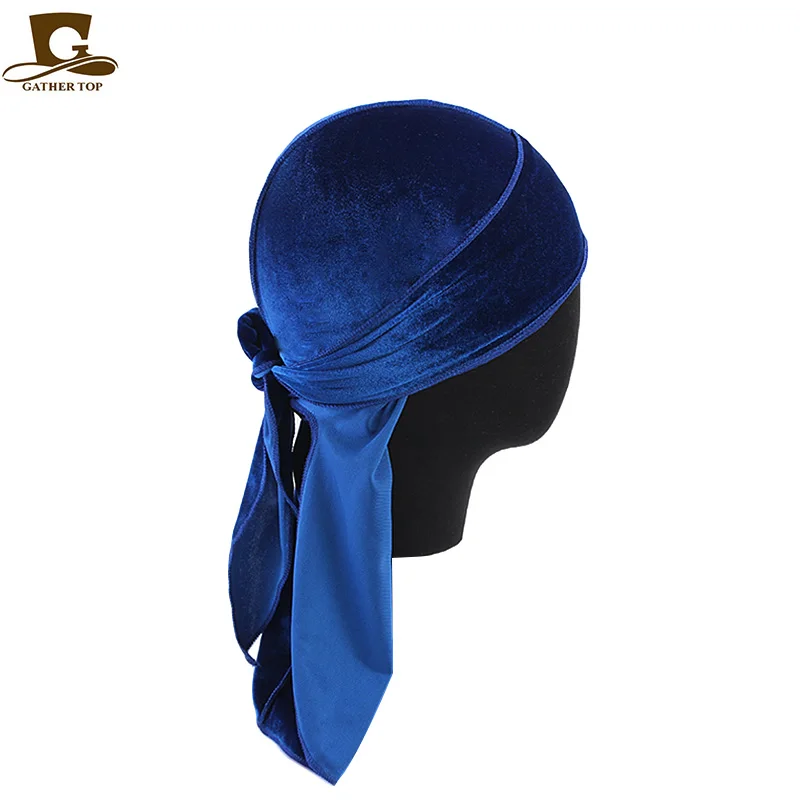 Hair Accessories External Stitch Unisex Korea Men Doo Rags Customized ...