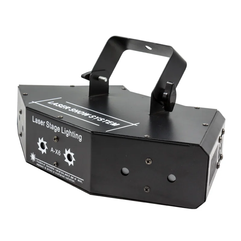 DMX512 Disco Laser Light avec 6 Eye Beam Scan System Source de lumière ...